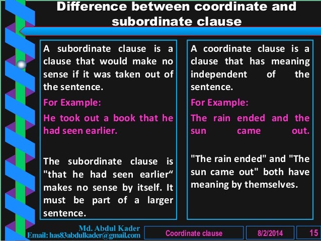 Clause (Part 4 of 10)- Coordinate clause