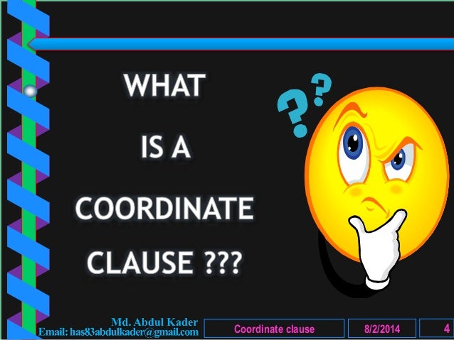 Clause (Part 4 of 10)- Coordinate clause