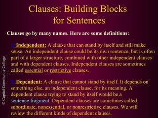 Clauses | PPT