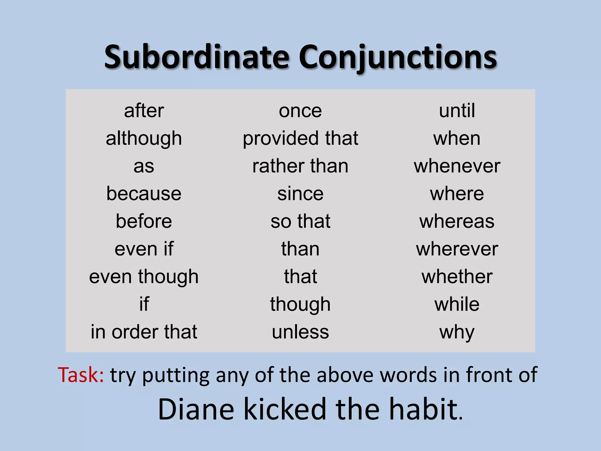 The Main and Subordinate Clause | PPTX
