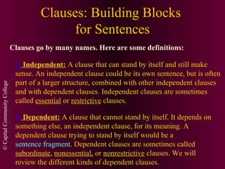 Clauses | PPT