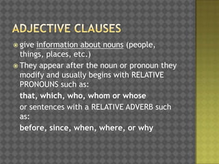 Clauses | PPTX