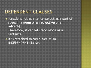 Clauses | PPT