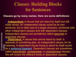 Clauses | PPT