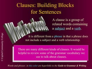 Clauses | PPT