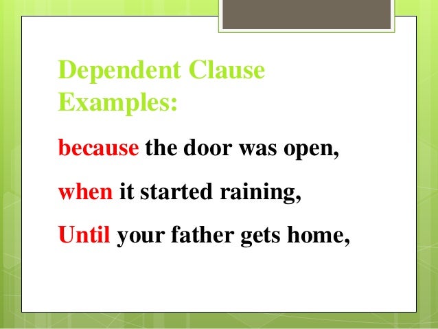 Clauses clauses