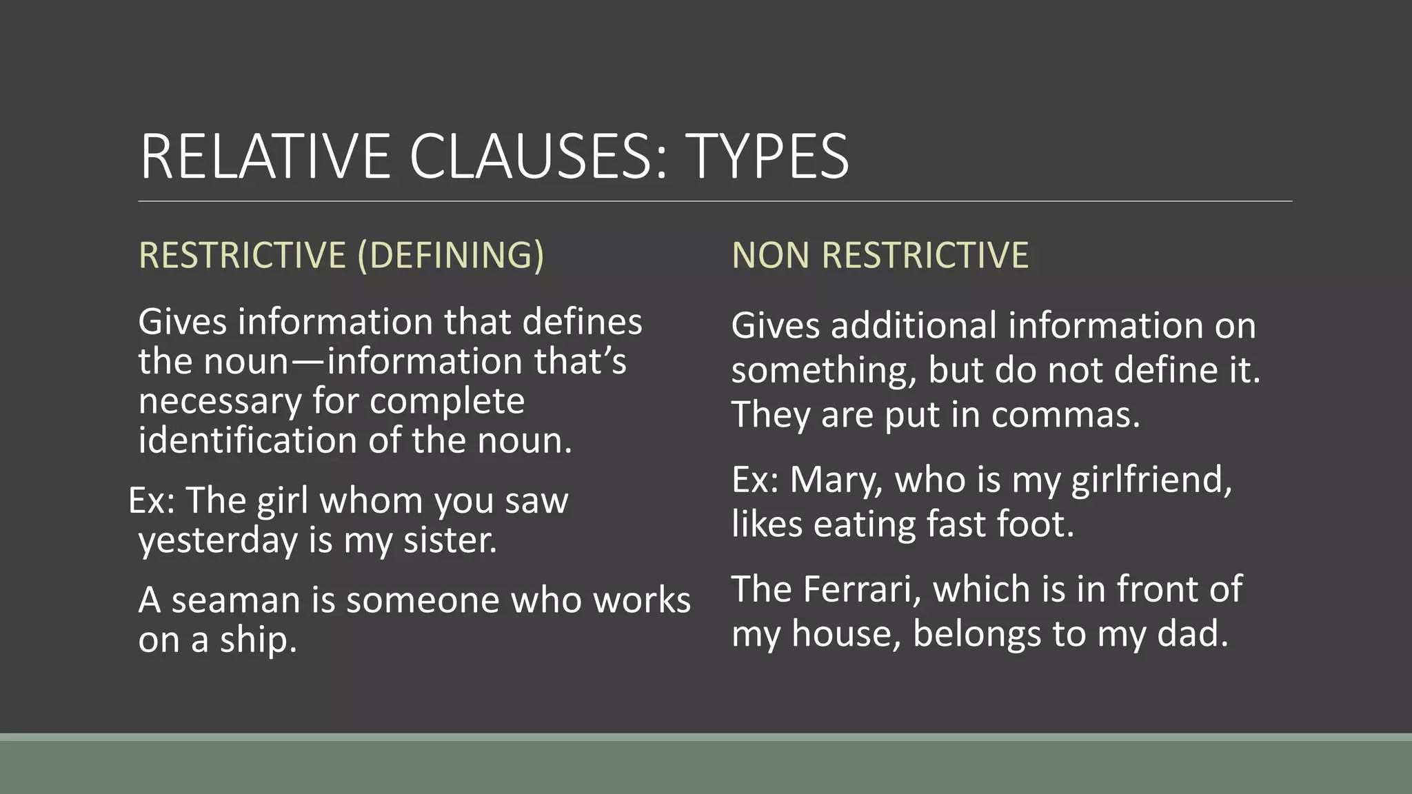 CLAUSES AND ITS TYPES | PPTX | Databases | Computer Software and ...