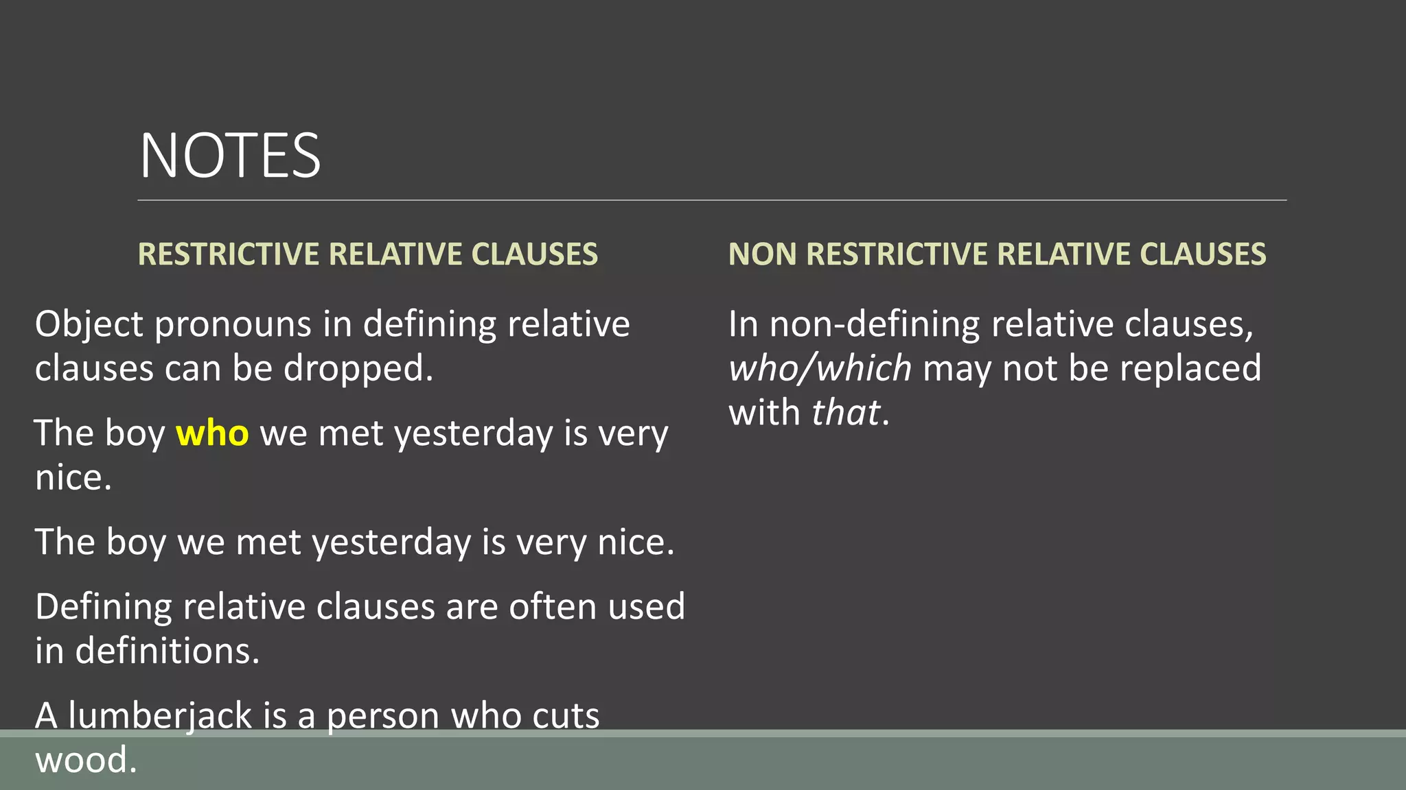 CLAUSES AND ITS TYPES | PPTX