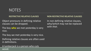 CLAUSES AND ITS TYPES | PPTX