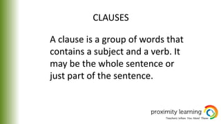 Clauses | PPT