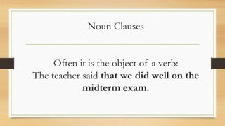 Clauses | PPT