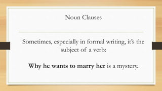 Clauses | PPT