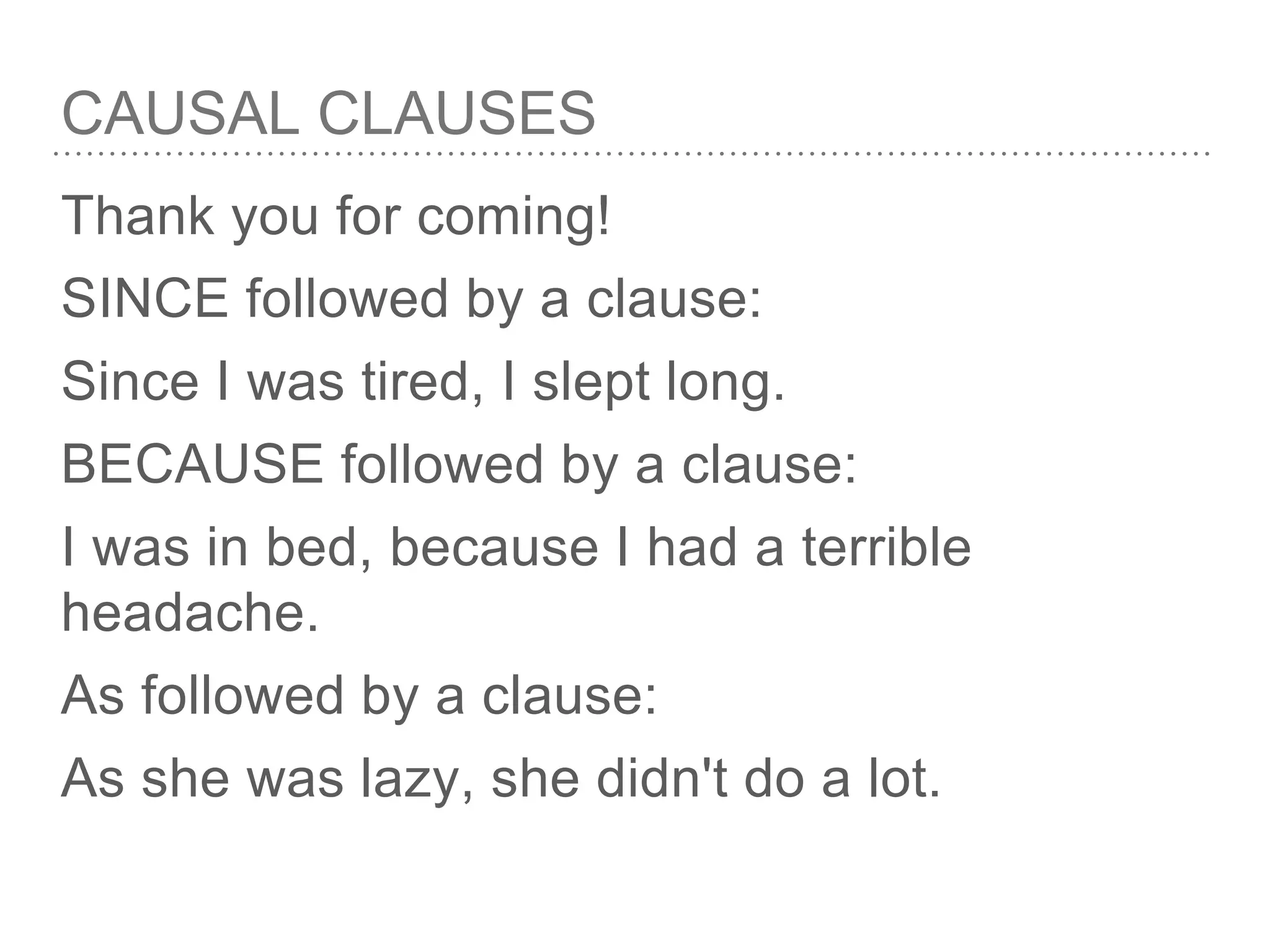 Clauses | PPT | Free Download