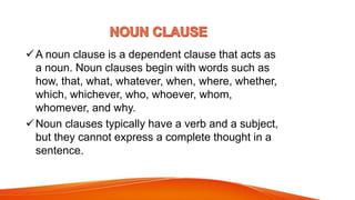 Clauses | PPT