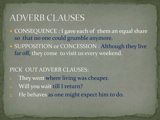 Clauses | PPTX