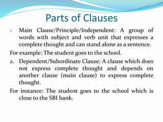 Clauses | PPT