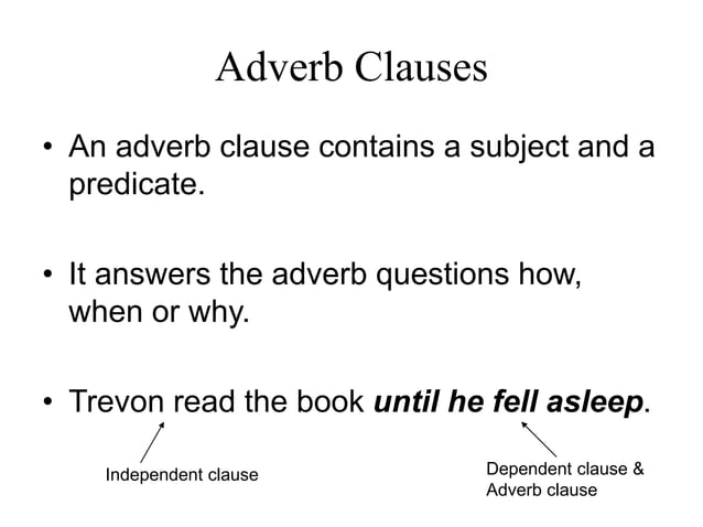 Clauses.ppt for lesson in English Enhancement | PPT