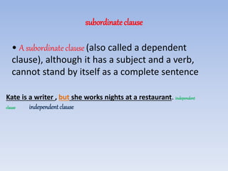 Clauses. Grammar lesson about clauses pptx | PPTX