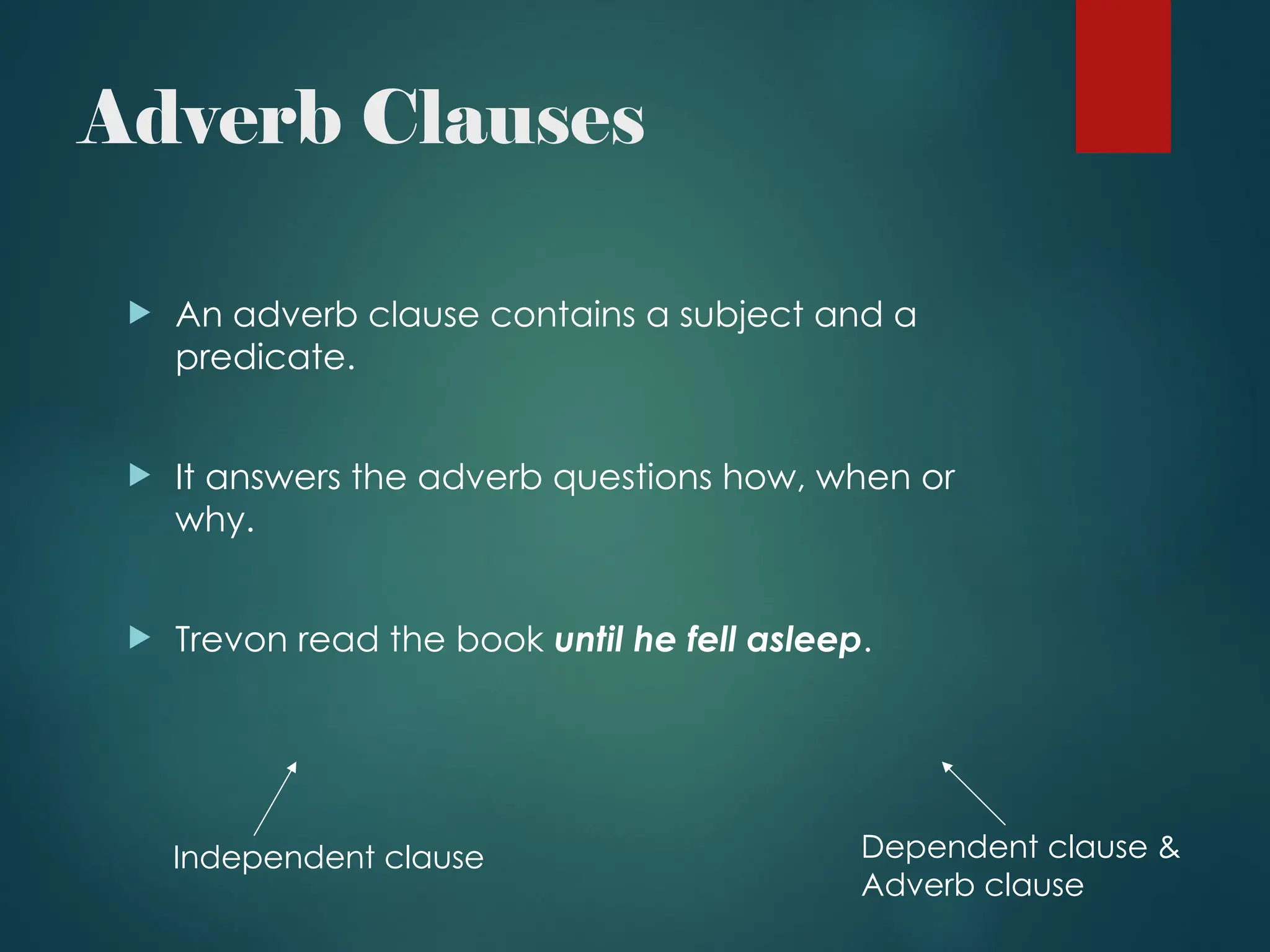 Clauses-definition and main types with examples | PPT