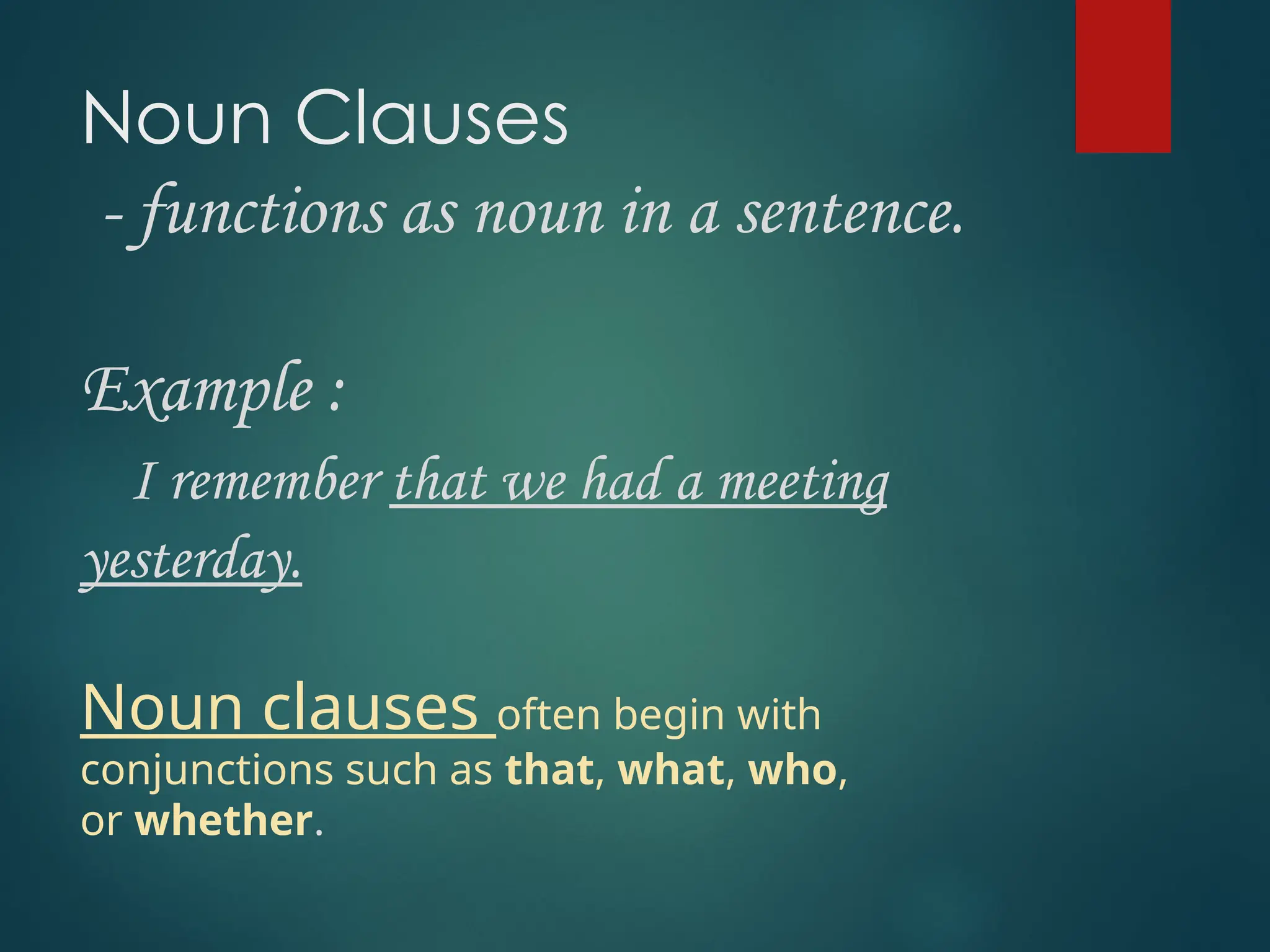 Clauses-definition and main types with examples | PPT