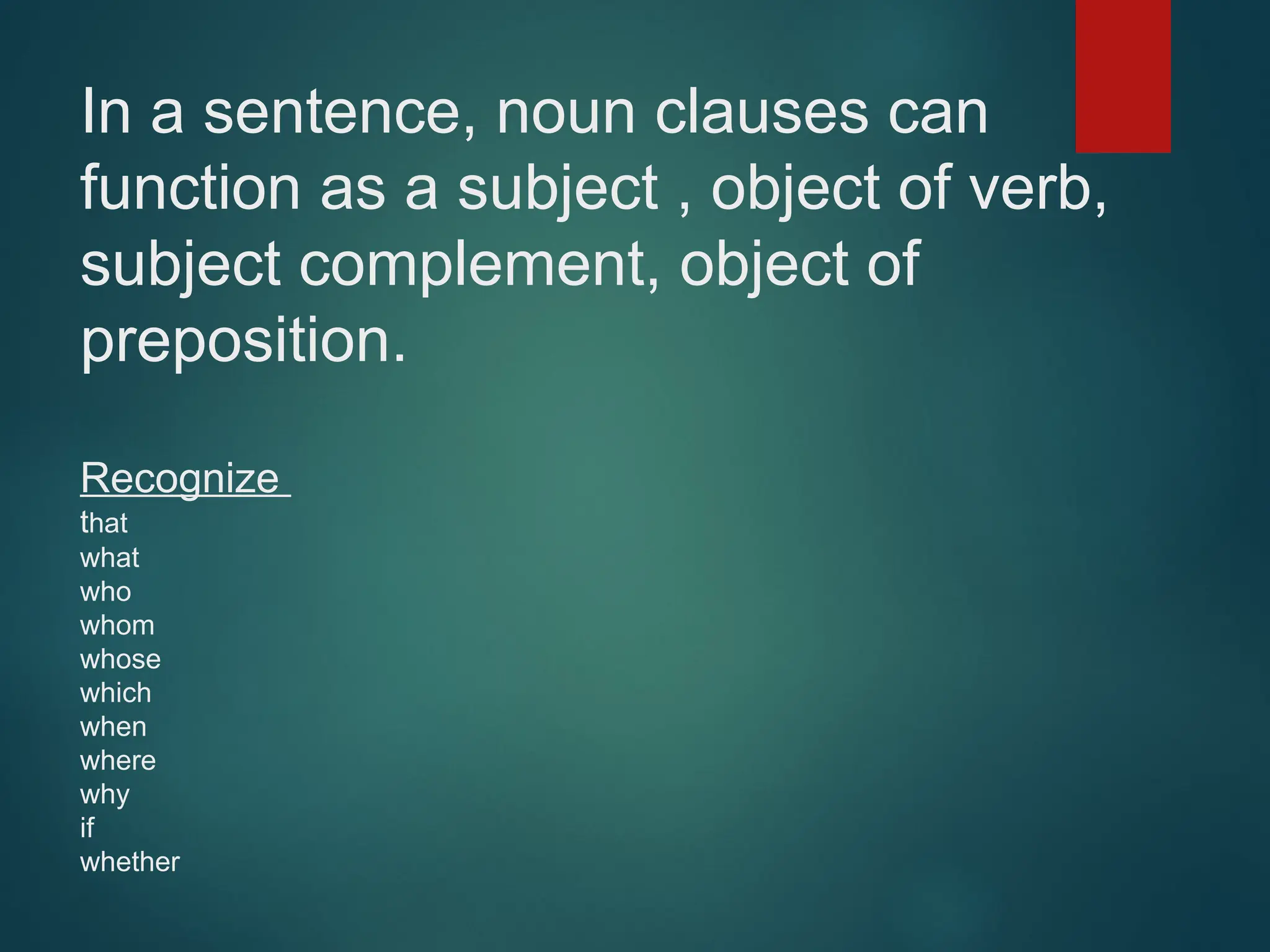 Clauses-definition and main types with examples | PPT