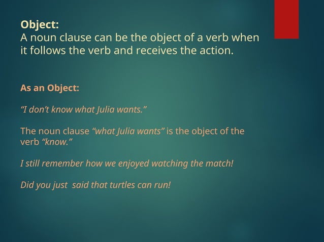 Clauses-definition and main types with examples | PPT