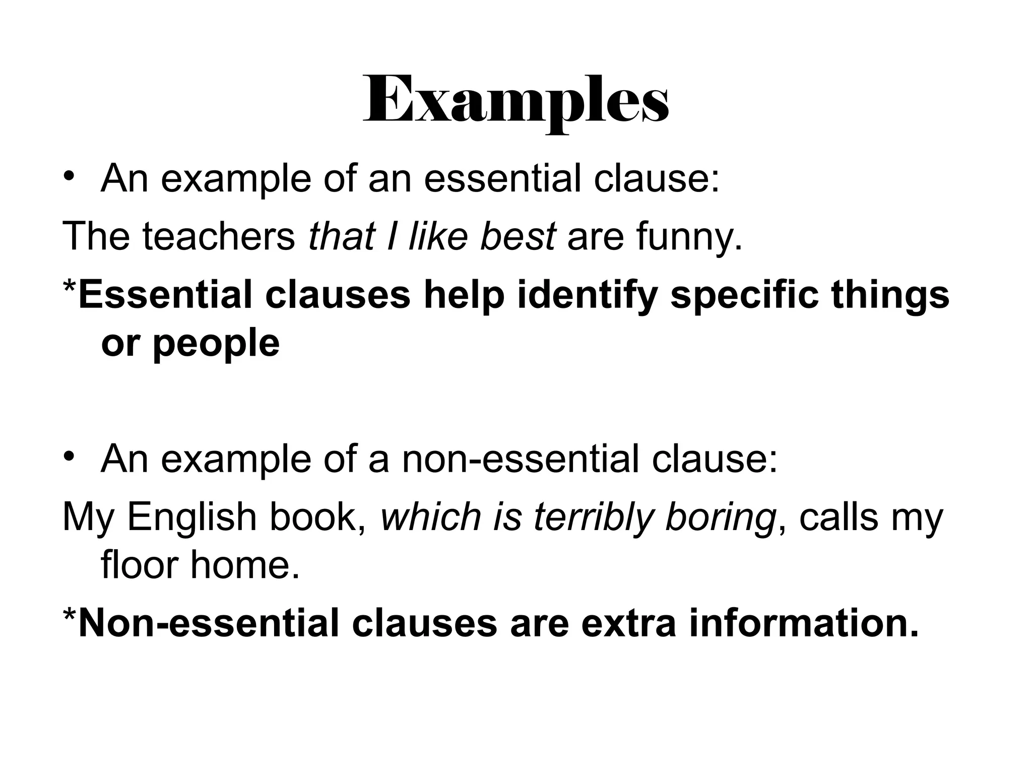 Understanding Clauses in an easy way with Renu | PPT