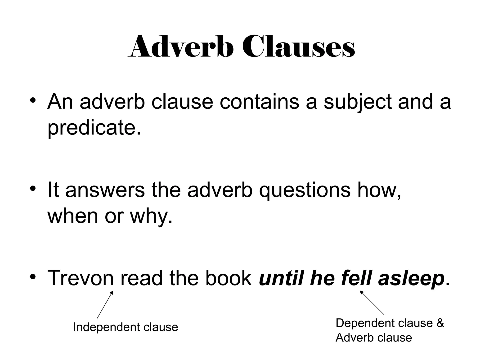 Understanding Clauses in an easy way with Renu | PPT