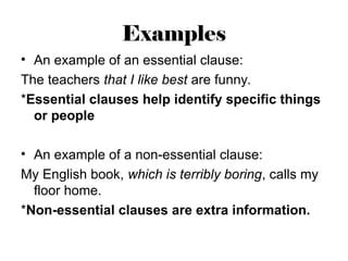 Understanding Clauses in an easy way with Renu | PPT