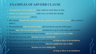 Clauses.pptx types of clauses with examples | PPT