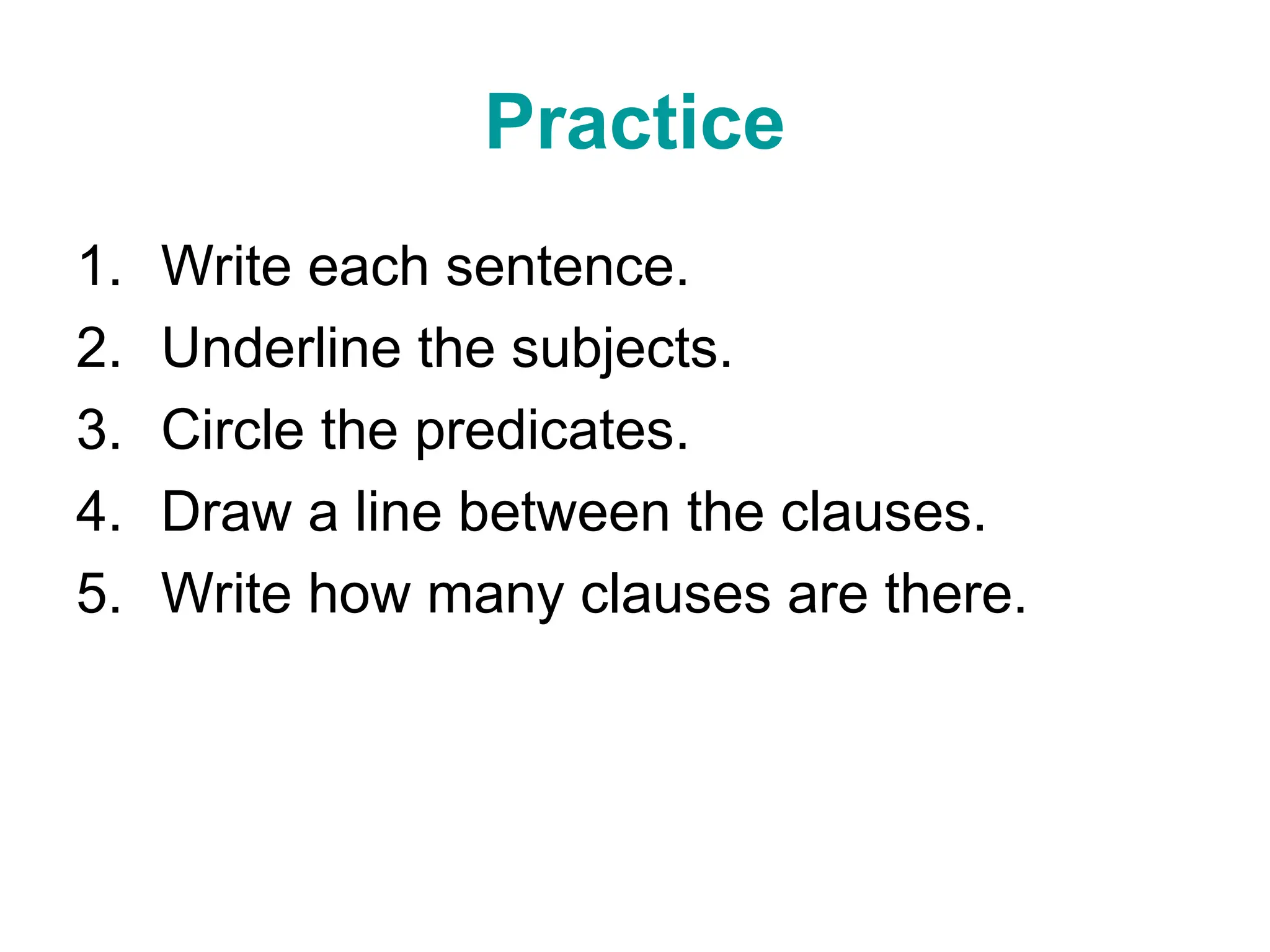 Clauses and phrases presentation for young learners | PPT