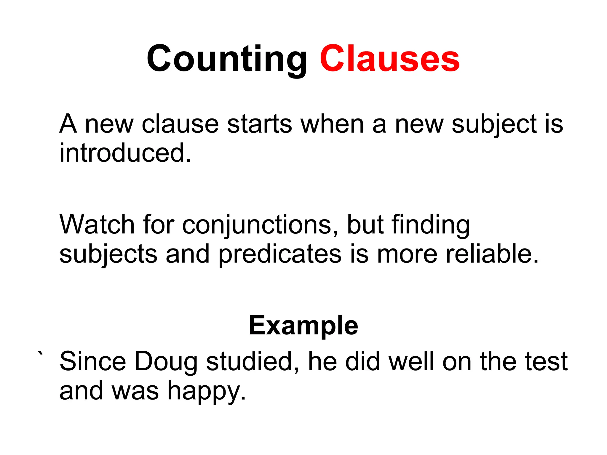 Clauses and phrases presentation for young learners | PPT