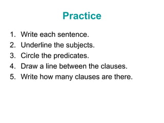 Clauses and phrases presentation for young learners | PPT