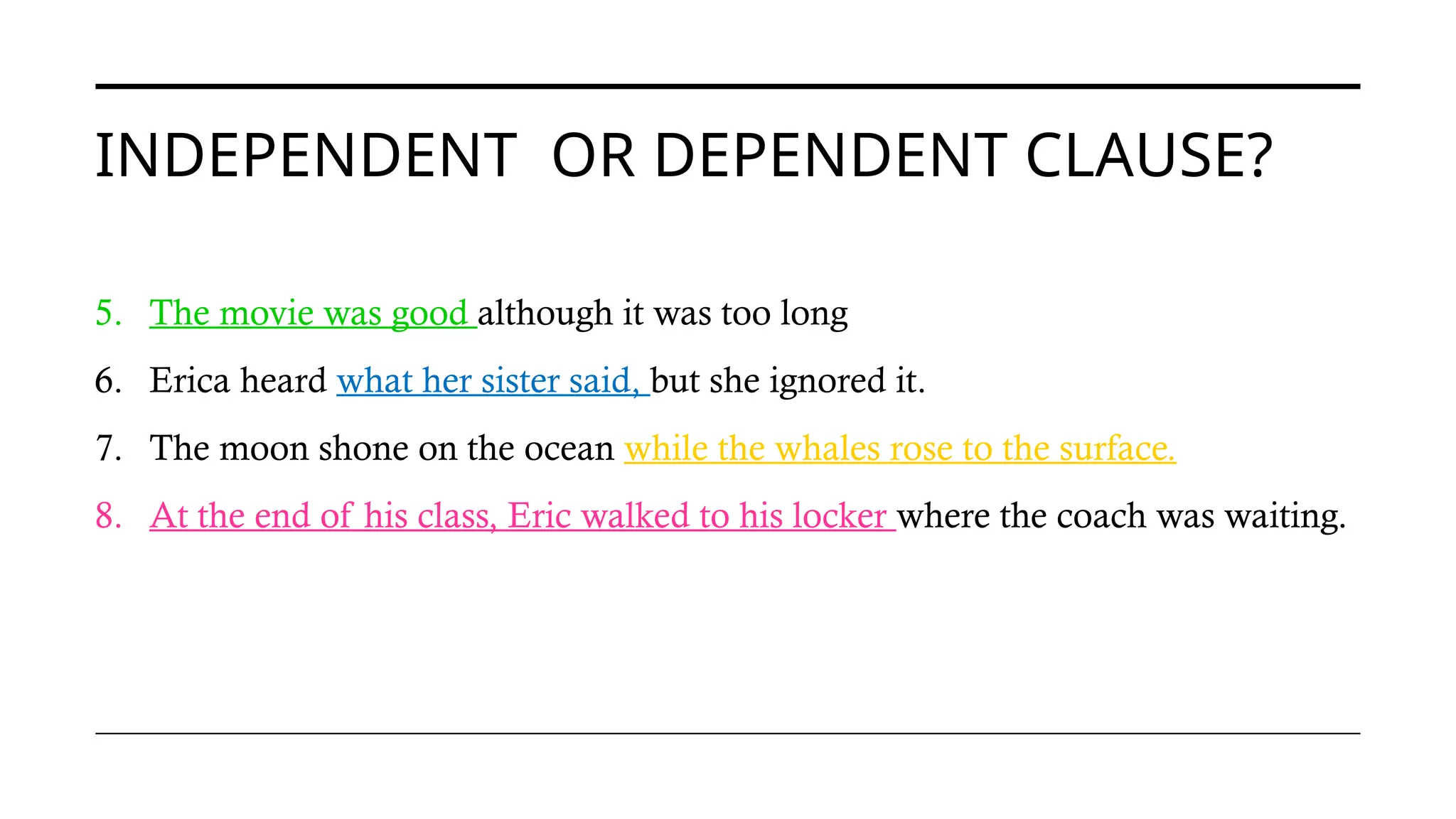 Clauses and Types of Clauses_in English Grammar | PPTX