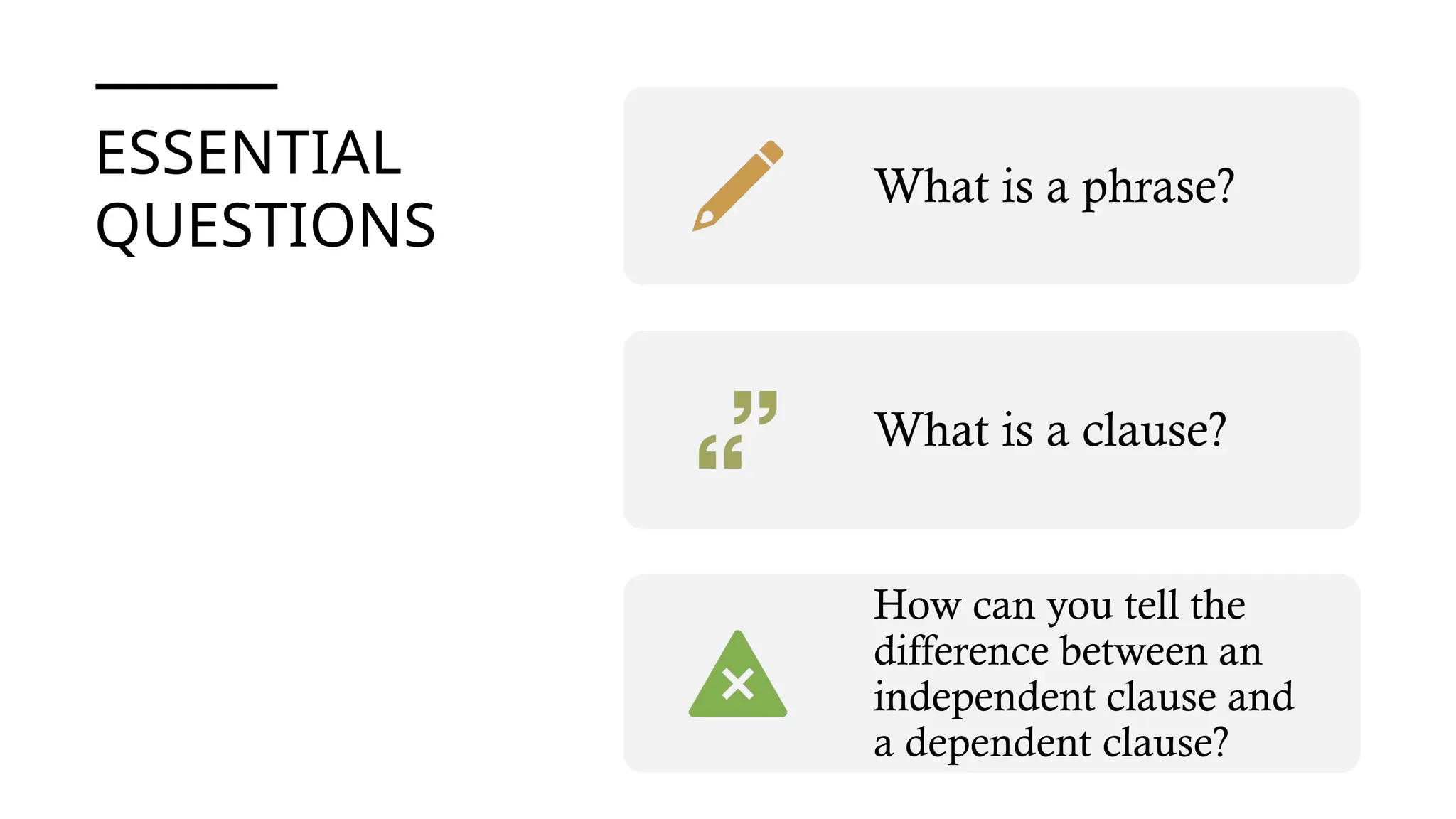 Clauses and Types of Clauses_in English Grammar | PPTX