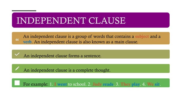 Clauses and Types of Clauses_in English Grammar | PPT