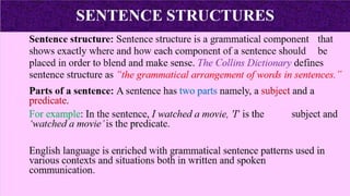 Clauses - Kinds of Sentences & Structures (notes).pptx