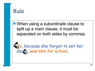 Clauses Main And Subord | PPT | Law