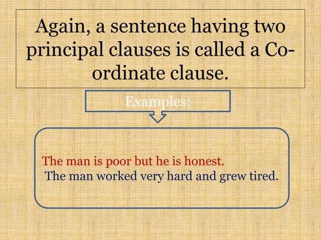 Clauses parts of a sentence | PPTX