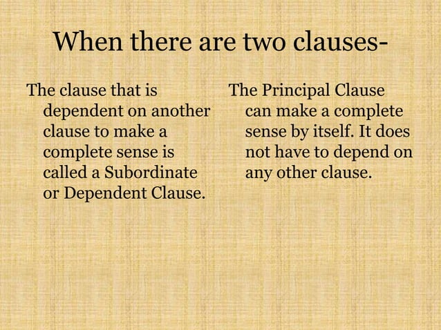 Clauses parts of a sentence | PPTX
