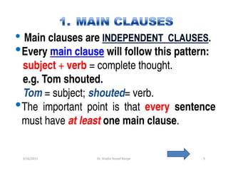 Clauses presented by dr. shadia yousef banjar.pptx | Law