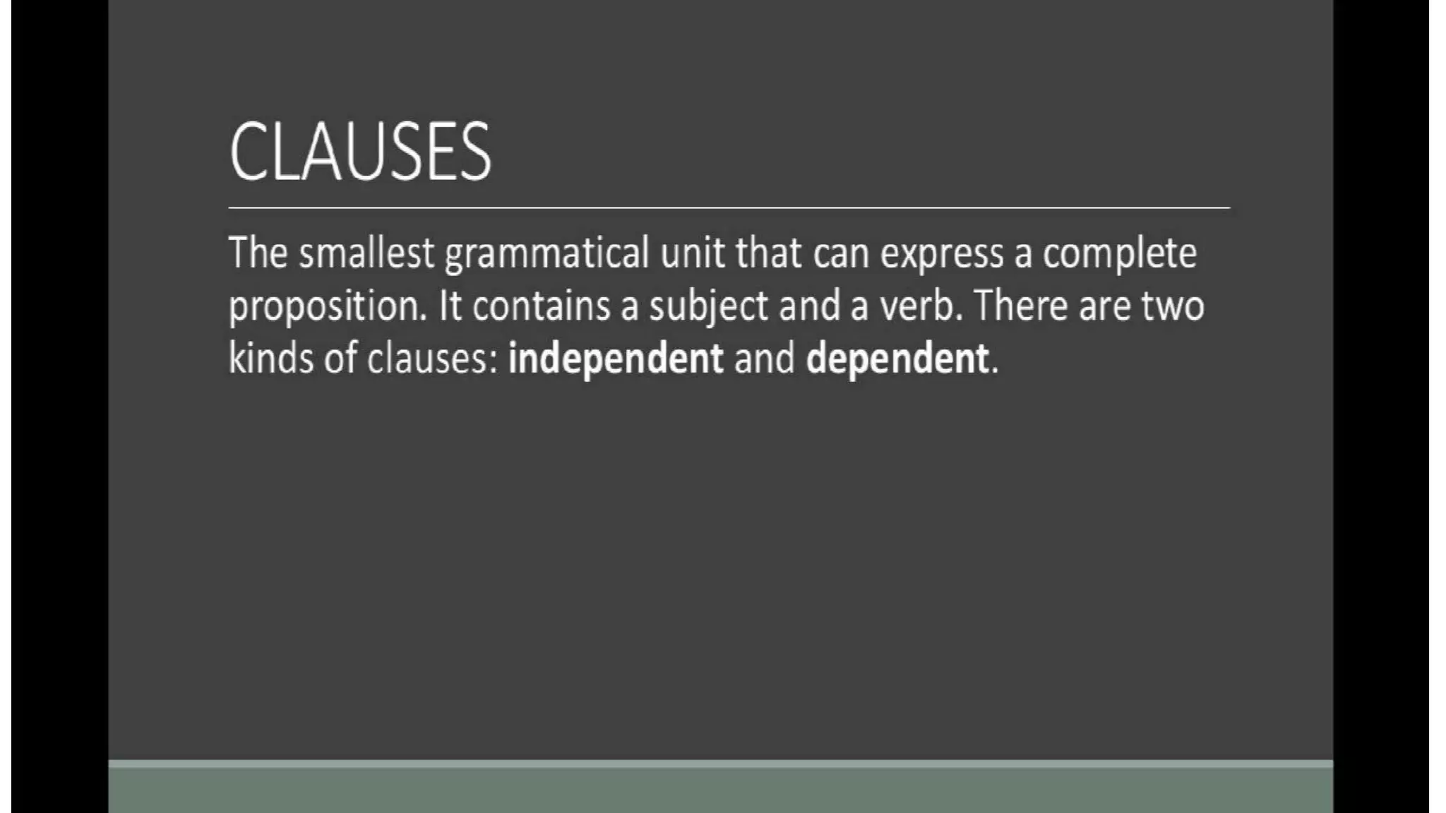 Clauses and its types | PPT