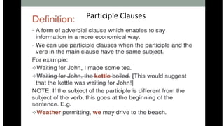 Clauses and its types | PPTX