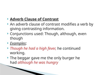 CLAUSES AND ITS TYPES.pptx helps to enhance the grammar | PPTX