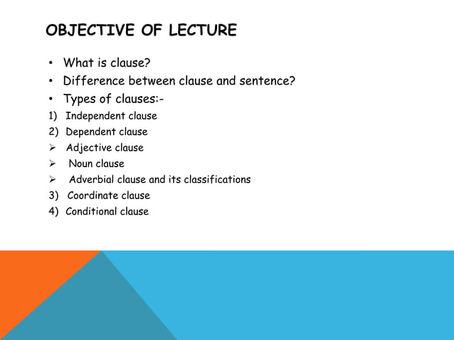 Clauses and its Types ( English Ppt).pptx | Law