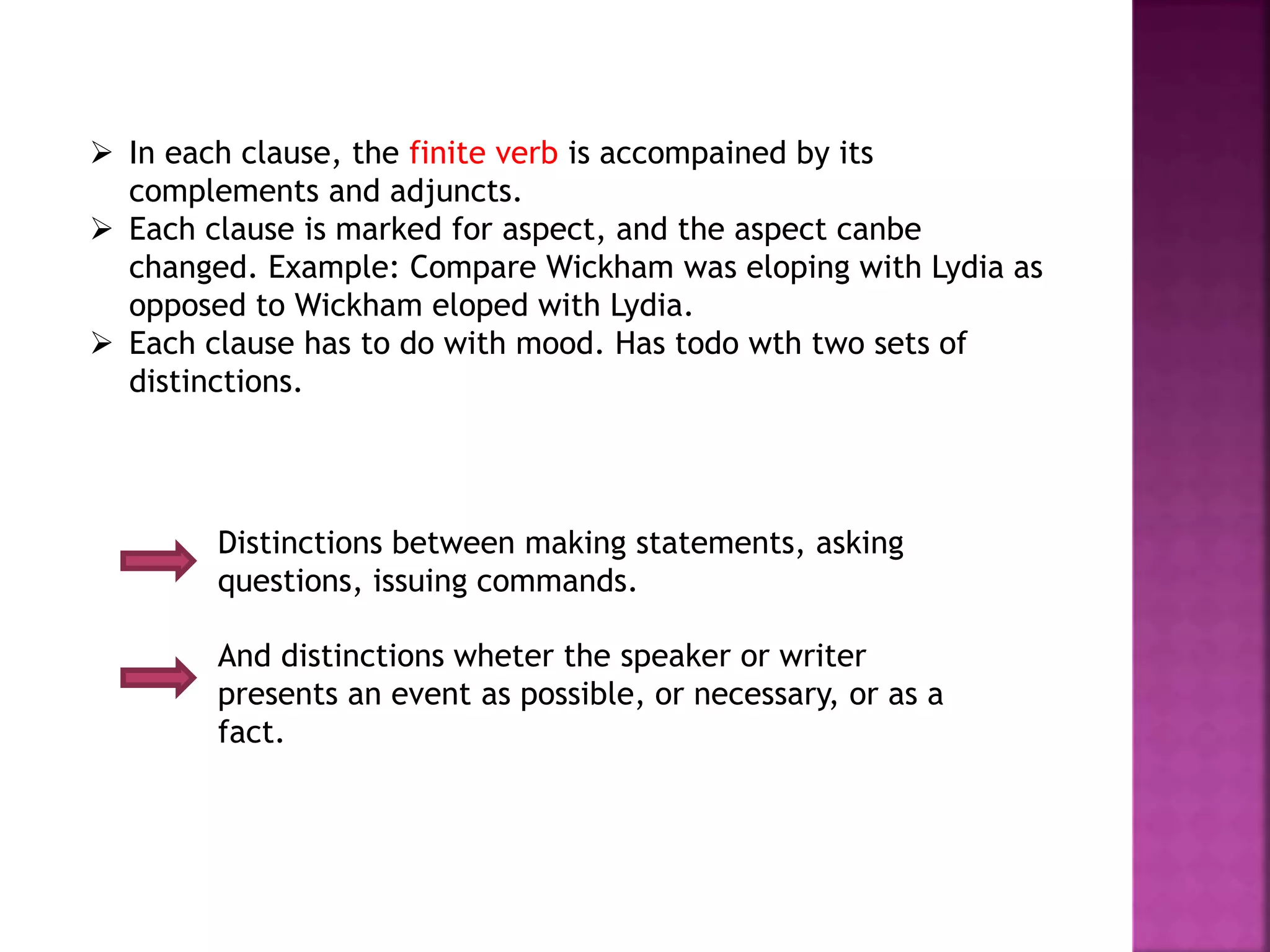 Clauses and sentences | PPTX