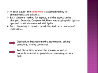 Clauses and sentences | PPTX