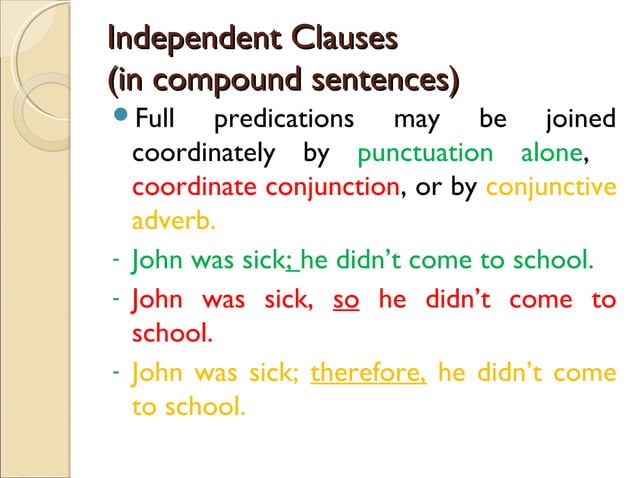 Clauses and Sentences | PPT