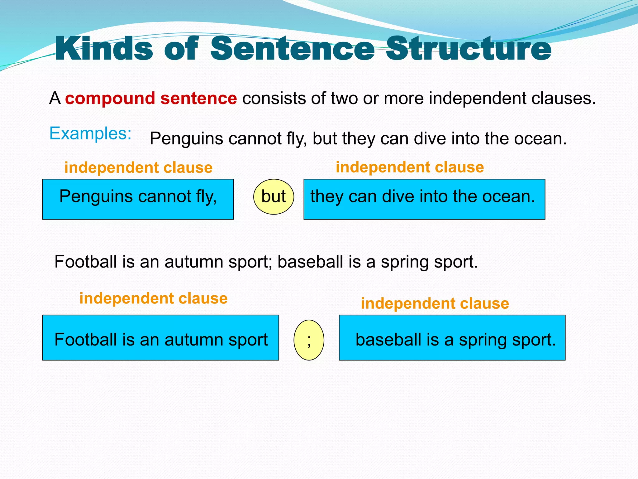 Clauses and sentences | PPTX