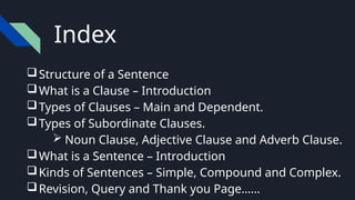 Clauses and Sentences.pptx........................ | PPT
